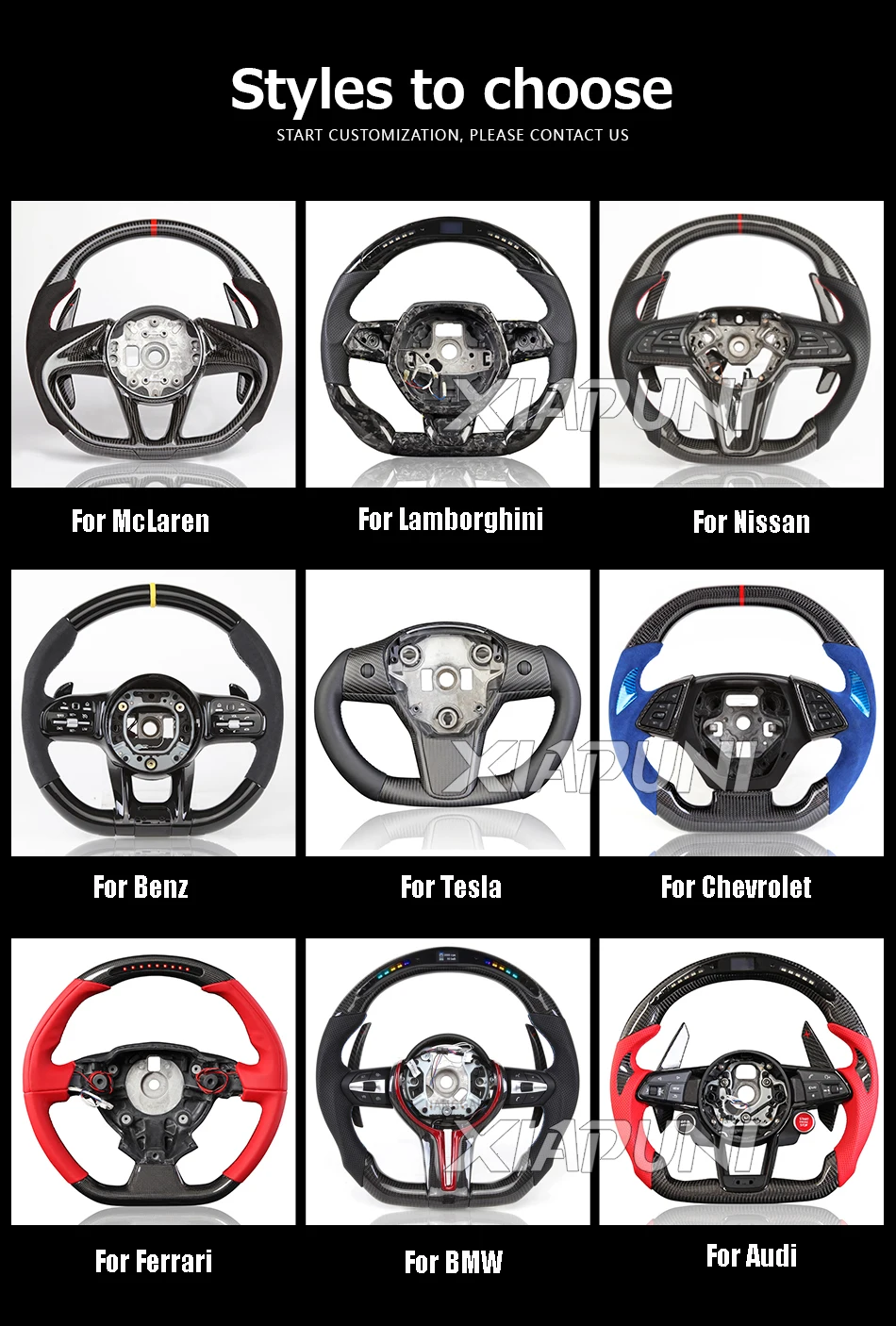 LED RPM Carbon Fiber Steering Wheel For Mustang Steering Wheel 2012 ...