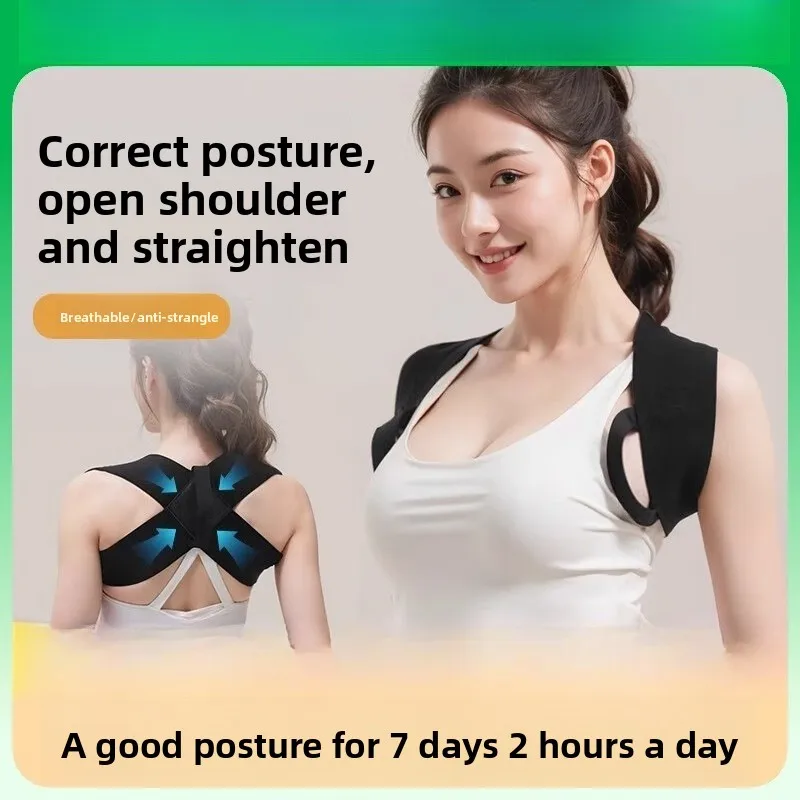 Posture Corrector for Adults - Adjustable Back Brace To Straighten ...