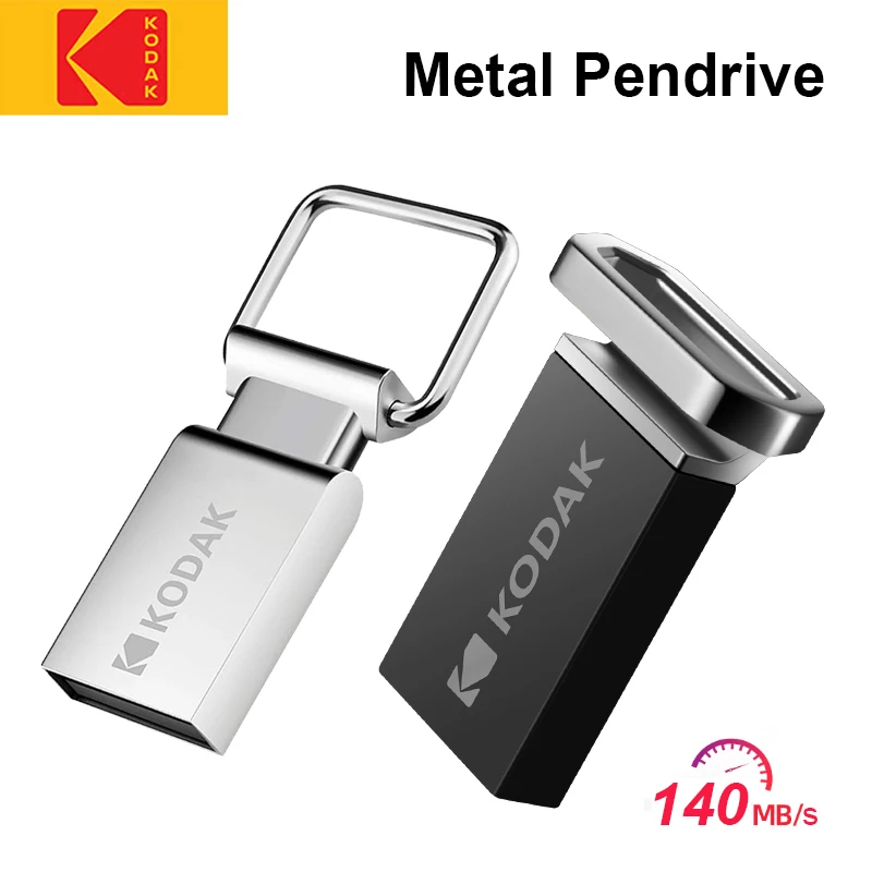 KODAK USB3.2 Pendrive K113 High Speed 140MB/s 16GB 32GB 64GB 128GB K112 USB2.0 Mini USB Flash ...