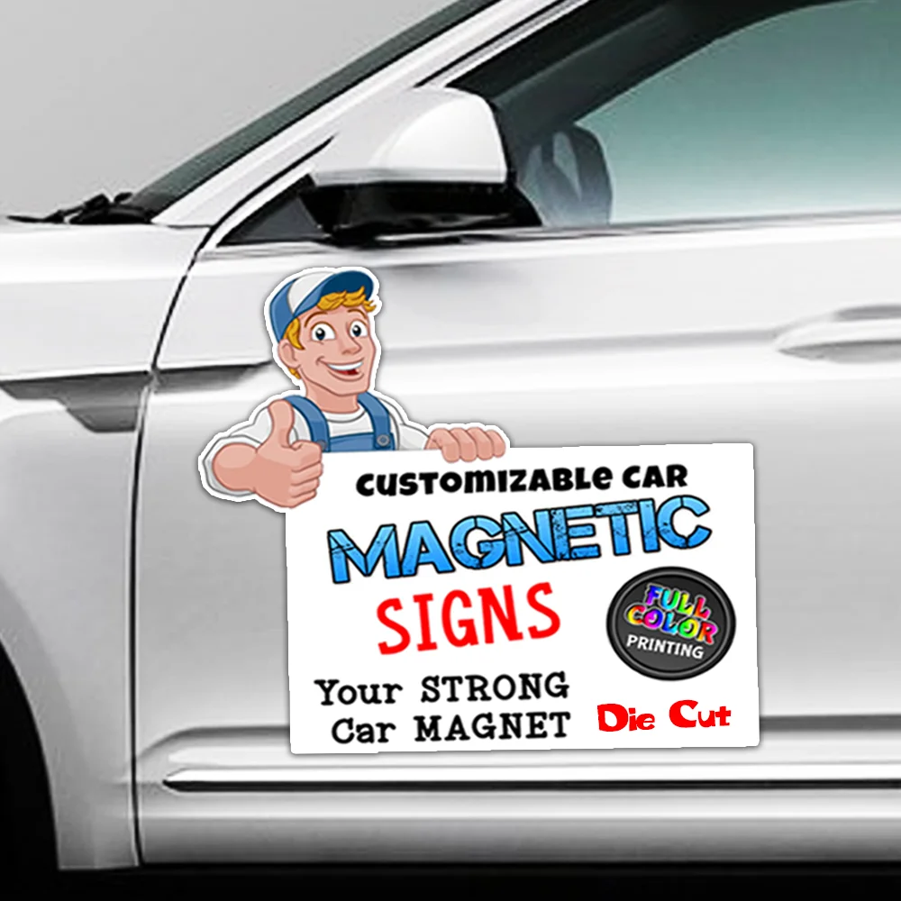WisdomTree Customized Magnetic stickers Custom Automobile Advertising ...