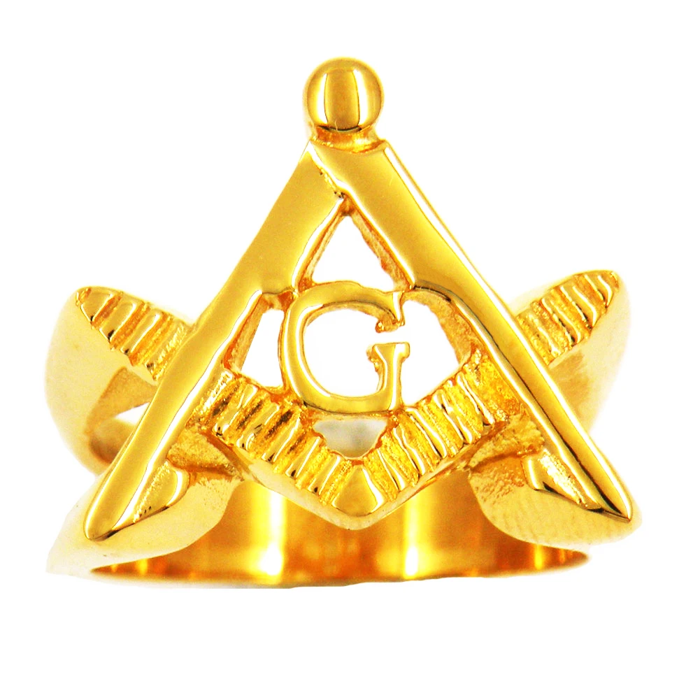 FANSSTEEL Stainless Steel Jewelry Master Mason Compass and Square ...