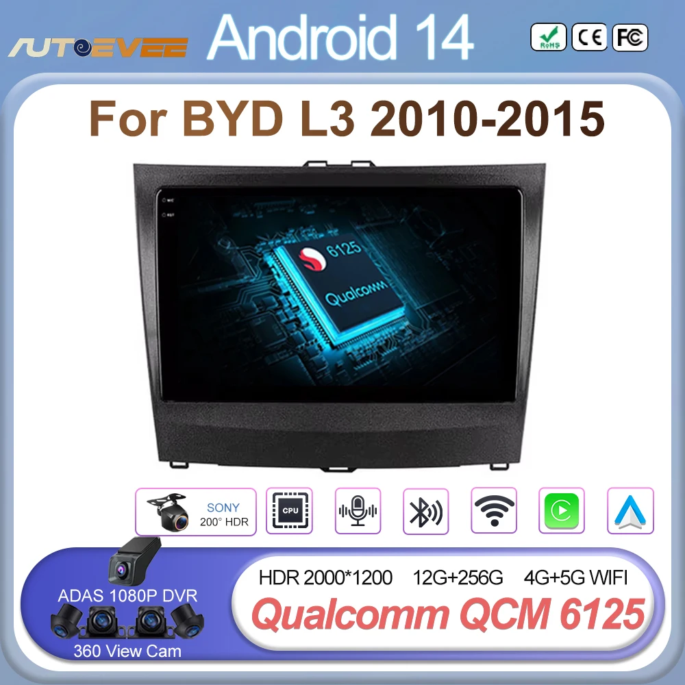 Android-14-For-BYD-L3-2010-2011-2012-2013-2014-2015-Car-Radio-2-din ...