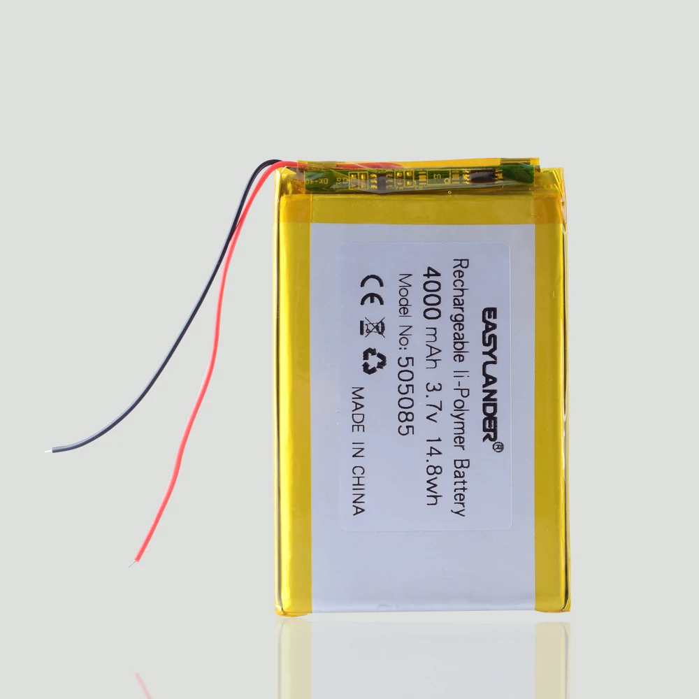 3-7V-4000mAh-505085-Li-Po-Li-Polymer-Rechargeable-Battery-FOR-DVR-GPS ...