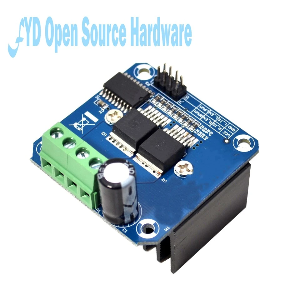 Double BTS7960/BTN7960 43A H bridge High power Motor Driver module/ diy ...