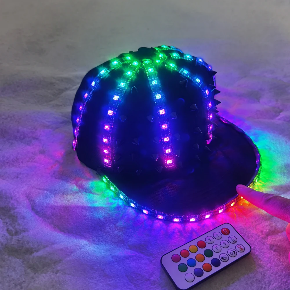 High Brightness LED Lighting Baseball Cap Outdoor Sun Protection ...