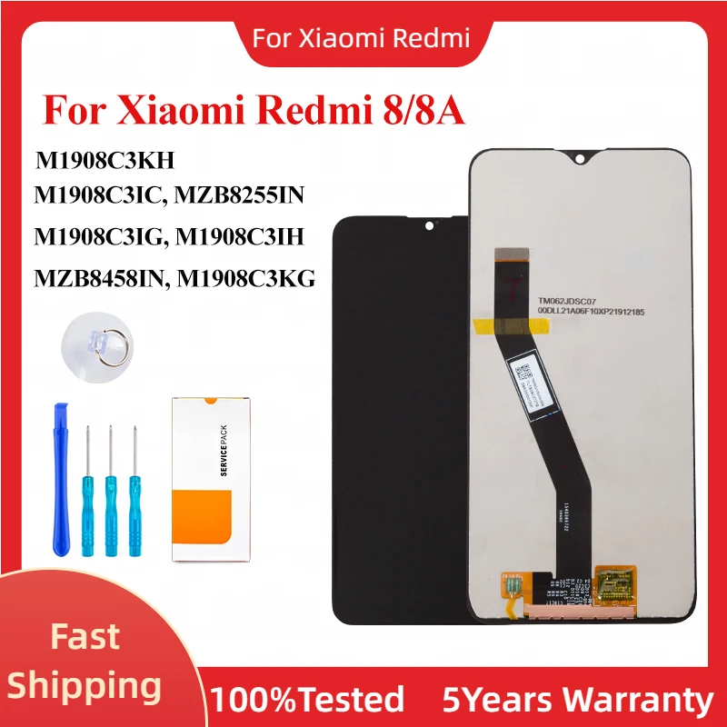 M1908C3IC-100-Tested-LCD-For-Xiaomi-Redmi-8-Display-Touch-Screen ...