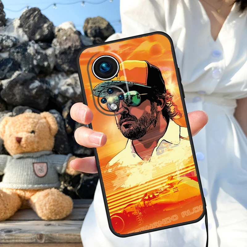 Fernando Alonso F1 Racing Phone Case - Sleek Design Cover for Honor 10 ...
