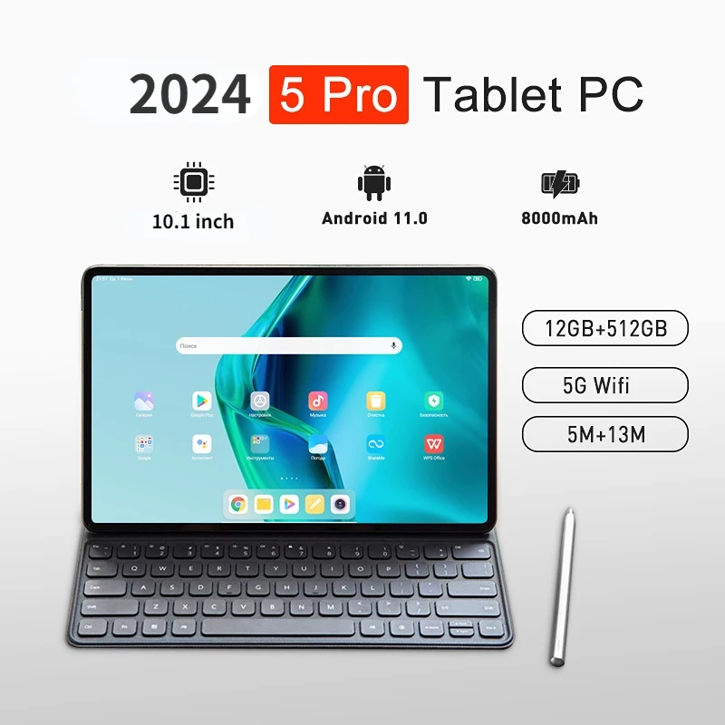 New-10-1-Inch-Ultra-thin-HD-4K-Screen-Global-Tablet-12G-512GB-Ten-Cores ...