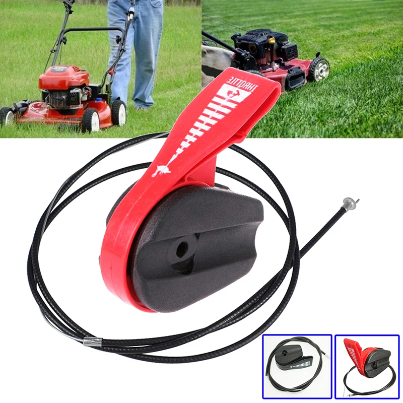 1PC-Lawnmower-Throttle-Cable-Switch-Lever-Control-Universal-Garden-Lawn ...