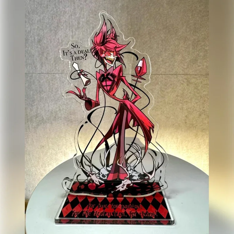 Alastor-Hotel-Cosplay-Official-Badge-Stand-Anime-15cm-Acrylic-Cartoon ...