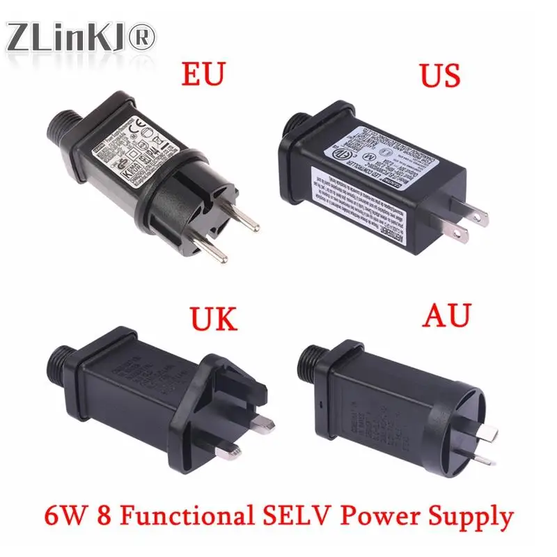 8-Functional-SELV-LED-Lamp-Driver-Switch-Adapter-EU-US-UK-AU-Plug-Laser ...