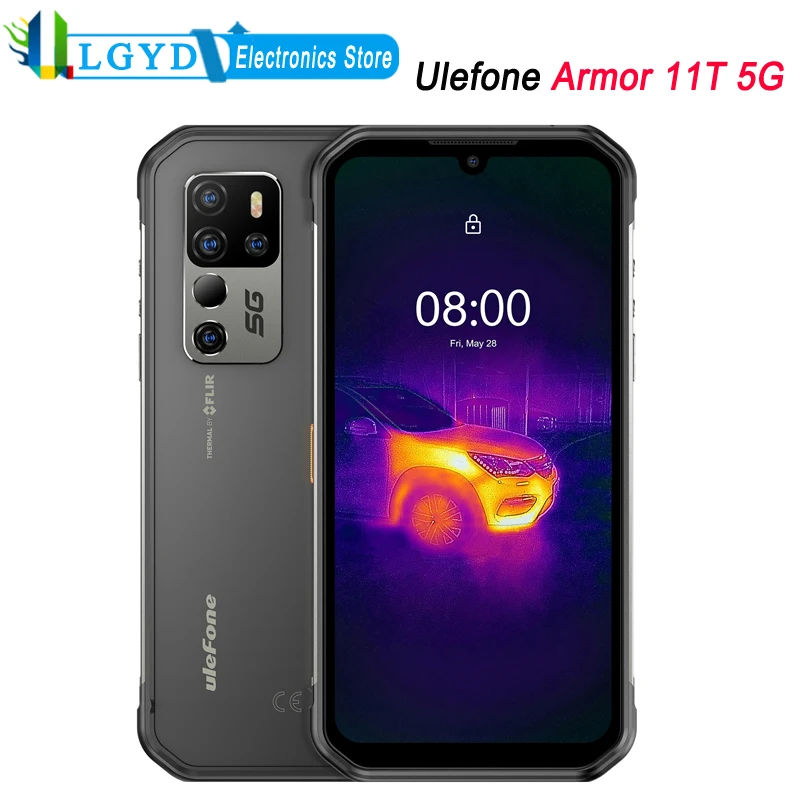 Ulefone armadura 11t 5g telefone áspero 8gb ram 256gb rom 6.1 android dimenandroid mtk dimensão ...