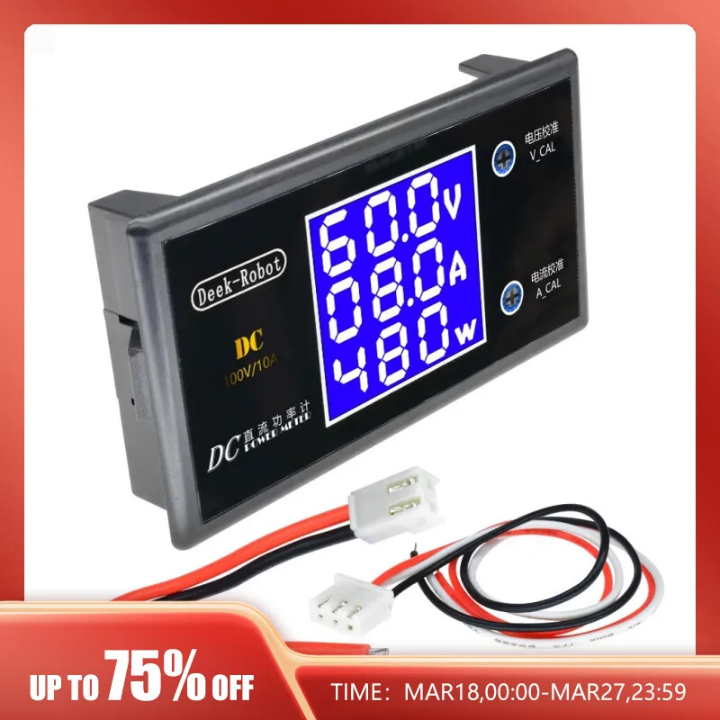 LCD-Digital-Voltmeter-Ammeter-Wattmeter-Voltage-Current-Power-Meter ...