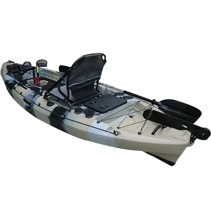 -2022 New Pedal Fishing Kayak 10.5FT Single Seat One Person Fishing ...