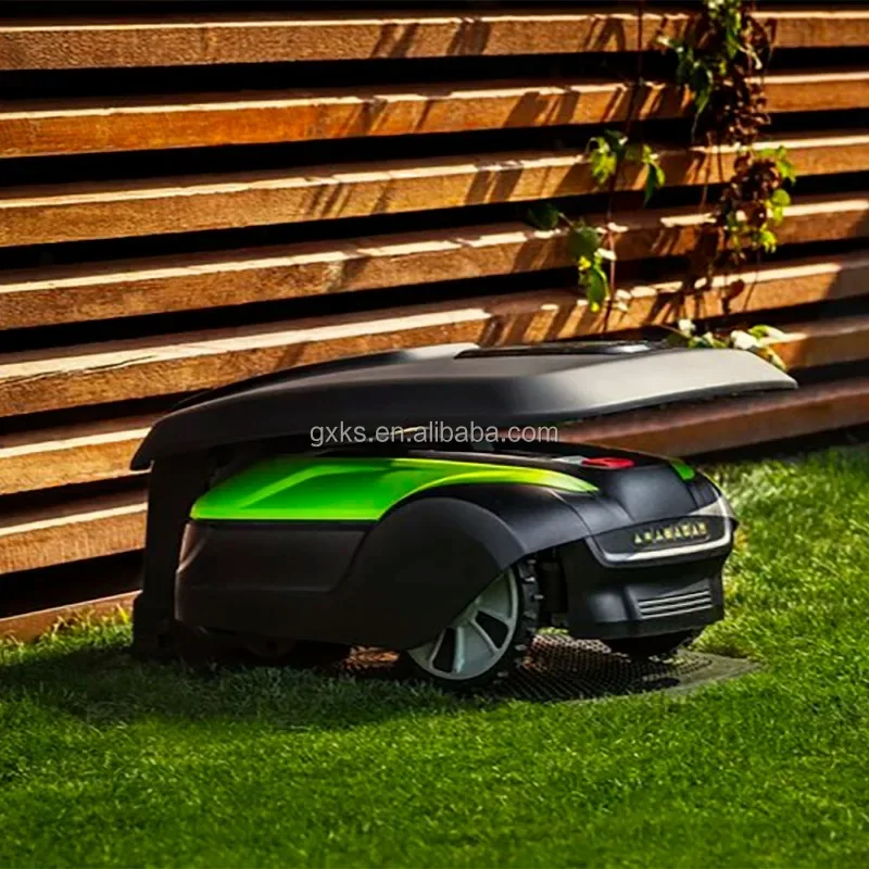 New-Remote-Control-Robot-Garden-Battery-Grass-Cutter-Machine-Lawnmower ...