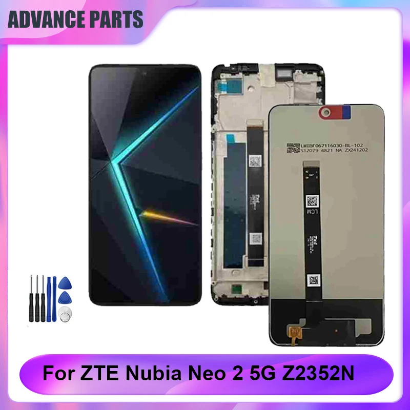 6,72 "para ZTE Nubia Neo 2 LCD Z2352N pantalla táctil digitalizador ...
