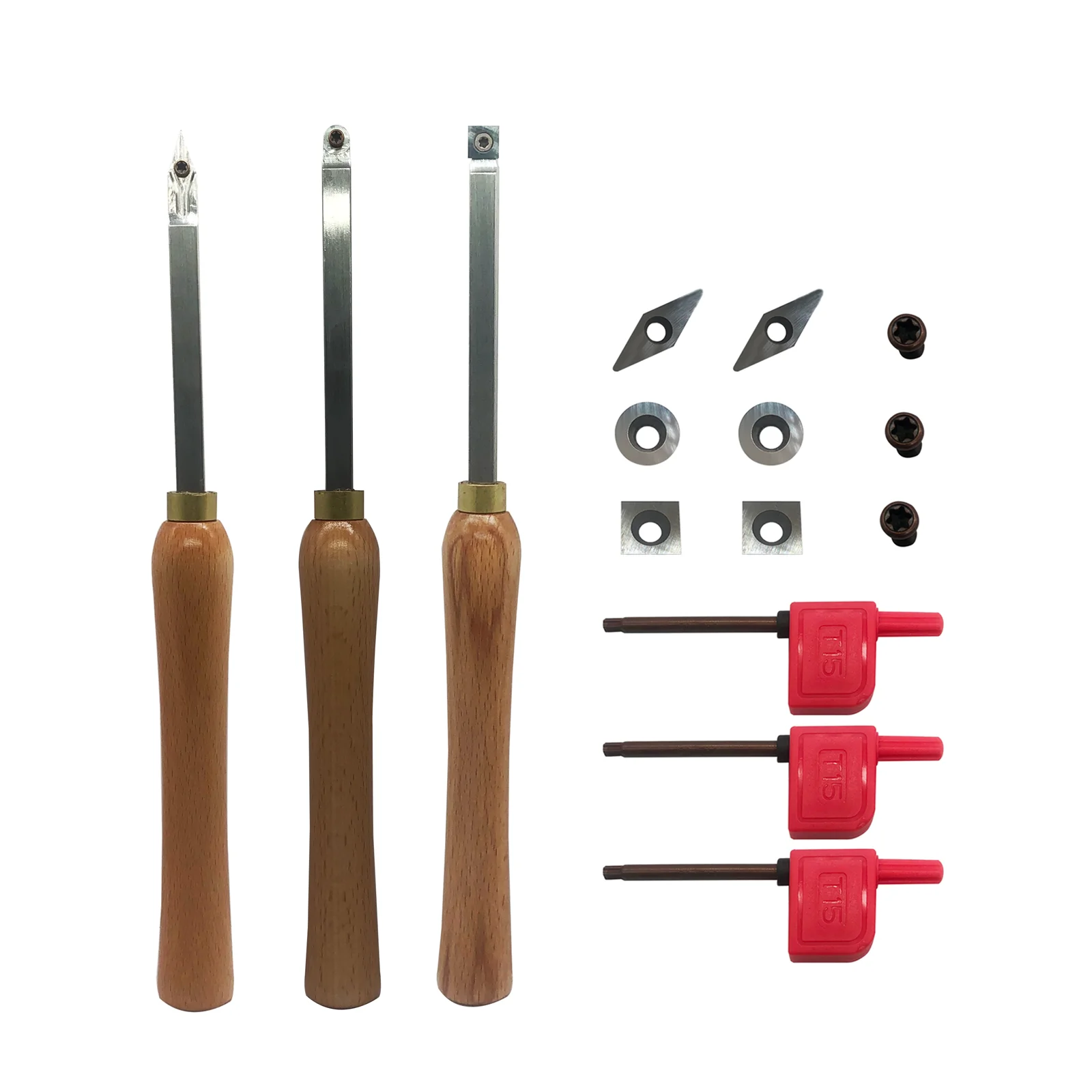 Woodtorneamento-Carbide-Lathe-Tools-Madeira-Turning-Tool-Set-de-3 ...