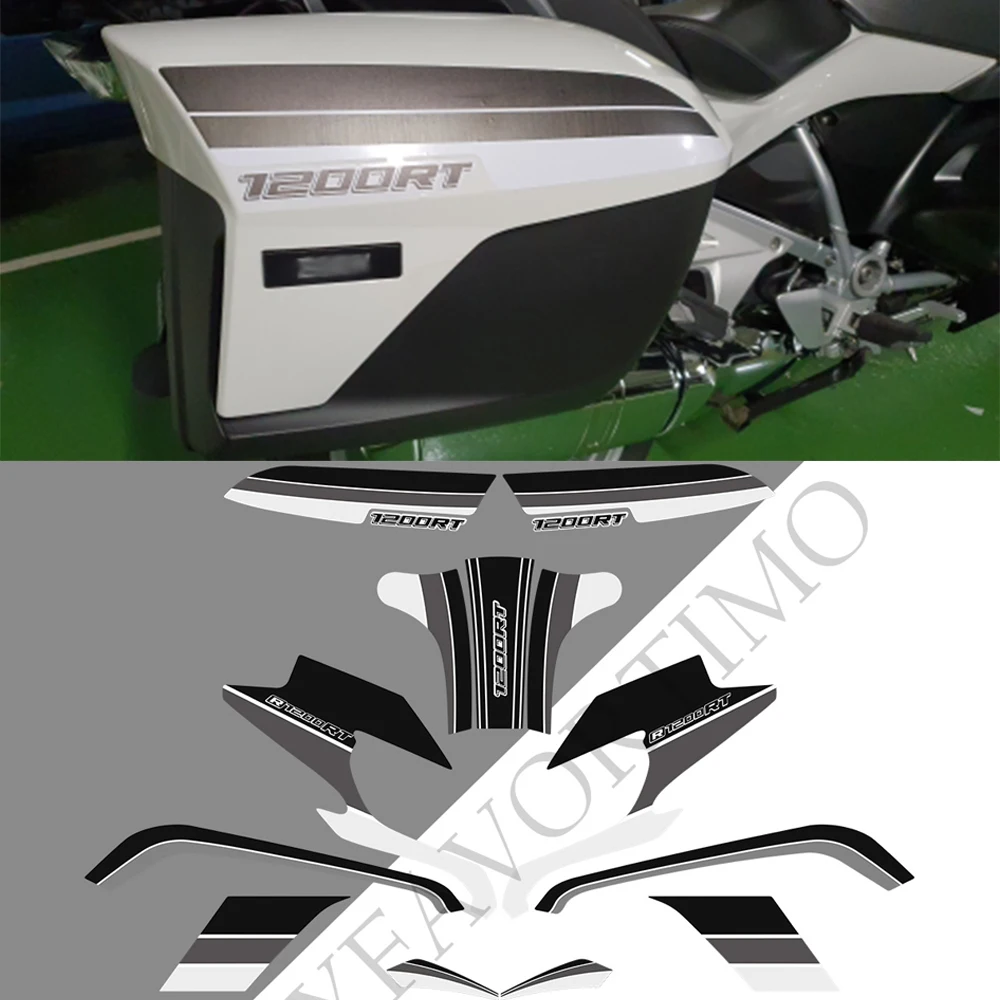 Stickers For BMW R1200RT R1200 RT Tank Pad R 1200 Tail Panniers Luggage ...