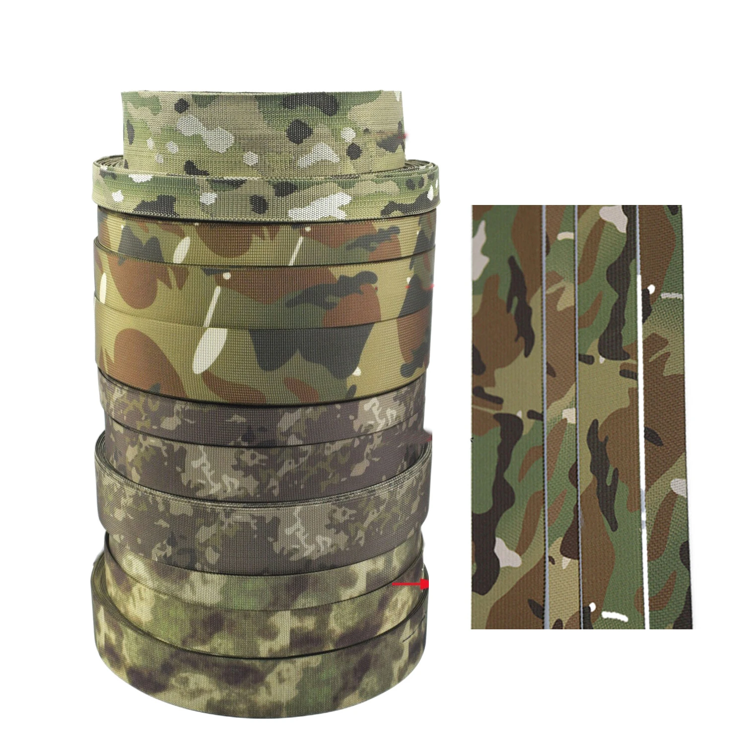 Multicam Camouflage Webbing | Multicam Black Webbing | Multicam Nylon ...