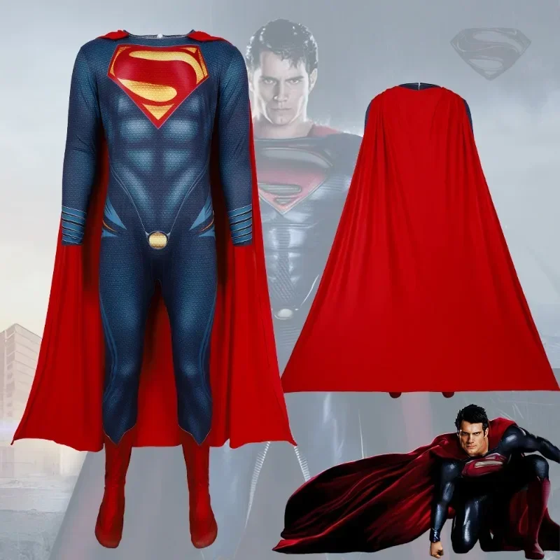 Superman Cosplay Costume Halloween Carnival Party Outfits Stage ...