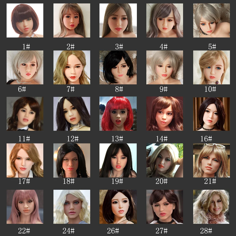 (Only Head) Linkooer Single Head Full TPE European Women Fit for 140cm ...