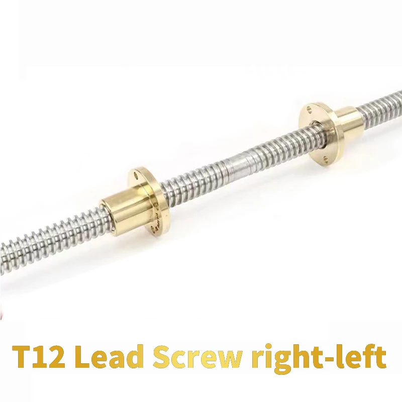 1PC-304-stainless-steel-T12-Lead-Screw-right-left-length100-1000mm-OD ...