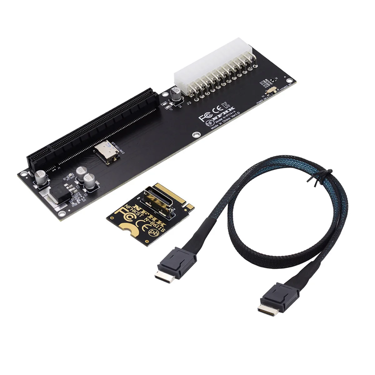 Chenyang-Adaptador de Host Oculink SFF-8612 a PCI-E 3,0 M.2 M-key a SFF-8611 para GPD WIN Max2 ...