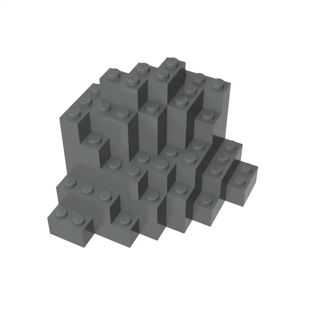 Gobricks-1-Pcs-MOC-Rock-Brick-8-x-8-x-6-Brick-Compatible-With-23996 ...