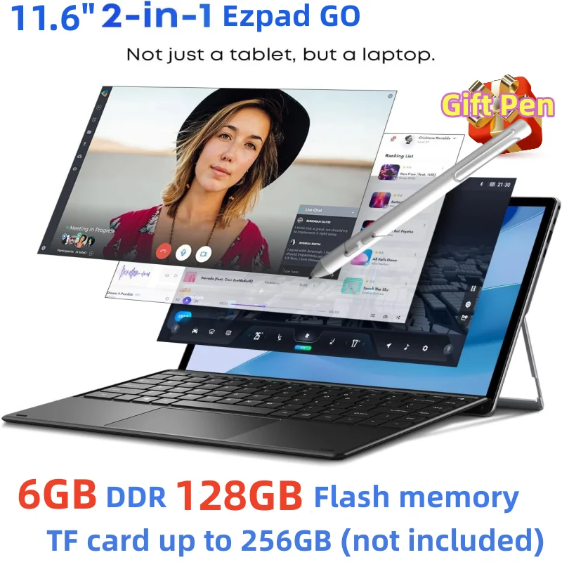 Tableta-de-64-bits-de-11-6-pulgadas-Tablet-PC-con-Windows-10-6GB-128GB ...
