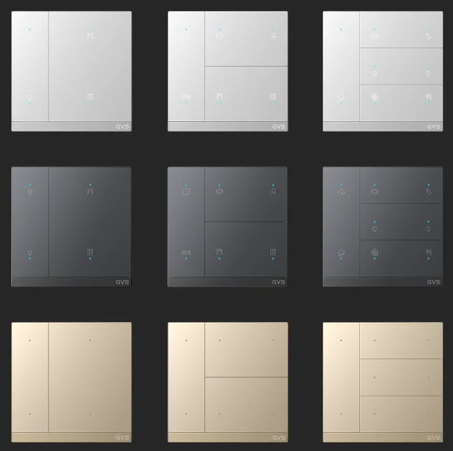 GVS NEW K-bus KNX Smart Control Home Automation System KNX WALTZ Touch+ ...