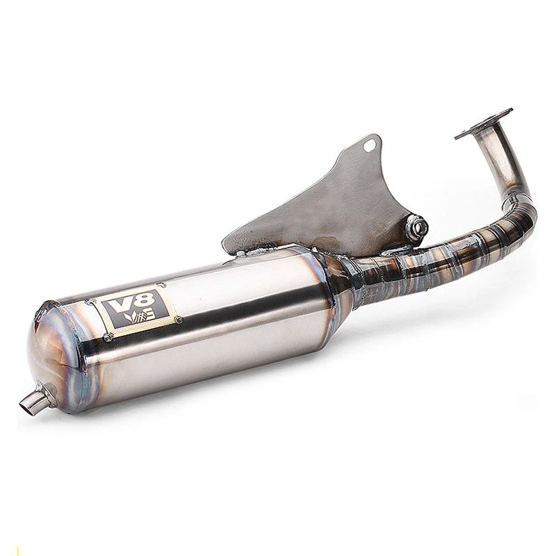 V8-Modified-Racing-Full-Exhaust-System-For-Yamaha-JOG2-JOG90-JOG50-JOG ...