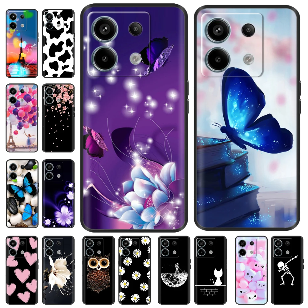 For Xiaomi Redmi Note 13 Pro Case Silicone Soft Back Cover For Redmi ...