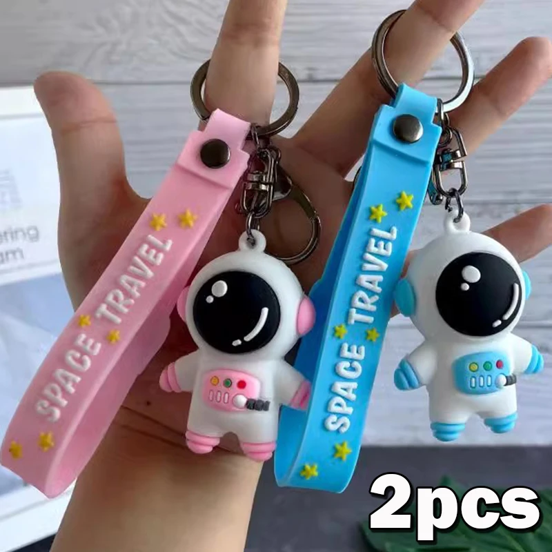 2pcs-2022-New-Cartoon-Space-Astronaut-Keychain-Female-Cute-Creative ...