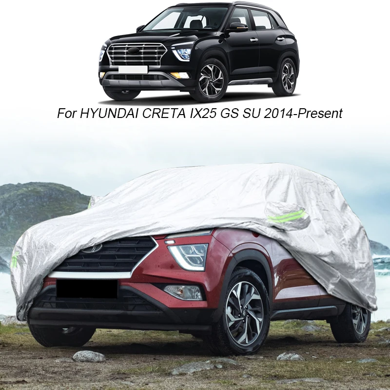 For Hyundai Creta IX25 KONA KAUAI NEXO Palisade Santa FE TM Tuscon NX4 TL Venue Full Car Cover Rain Frost Snow Dust Waterproof AliExpress