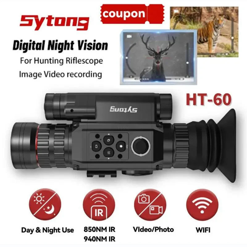 Sytong-HT-60-Night-Vision-Rifle-Scope-940nmIR-Digital-Night-Vision ...