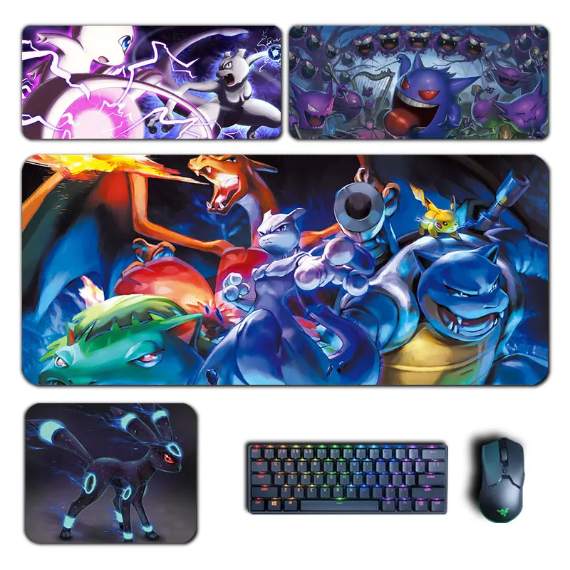Anime-Pokemon-Mouse-Pad-Gengar-Greninja-Mewtwo-Charizard-Eevee-XXL ...