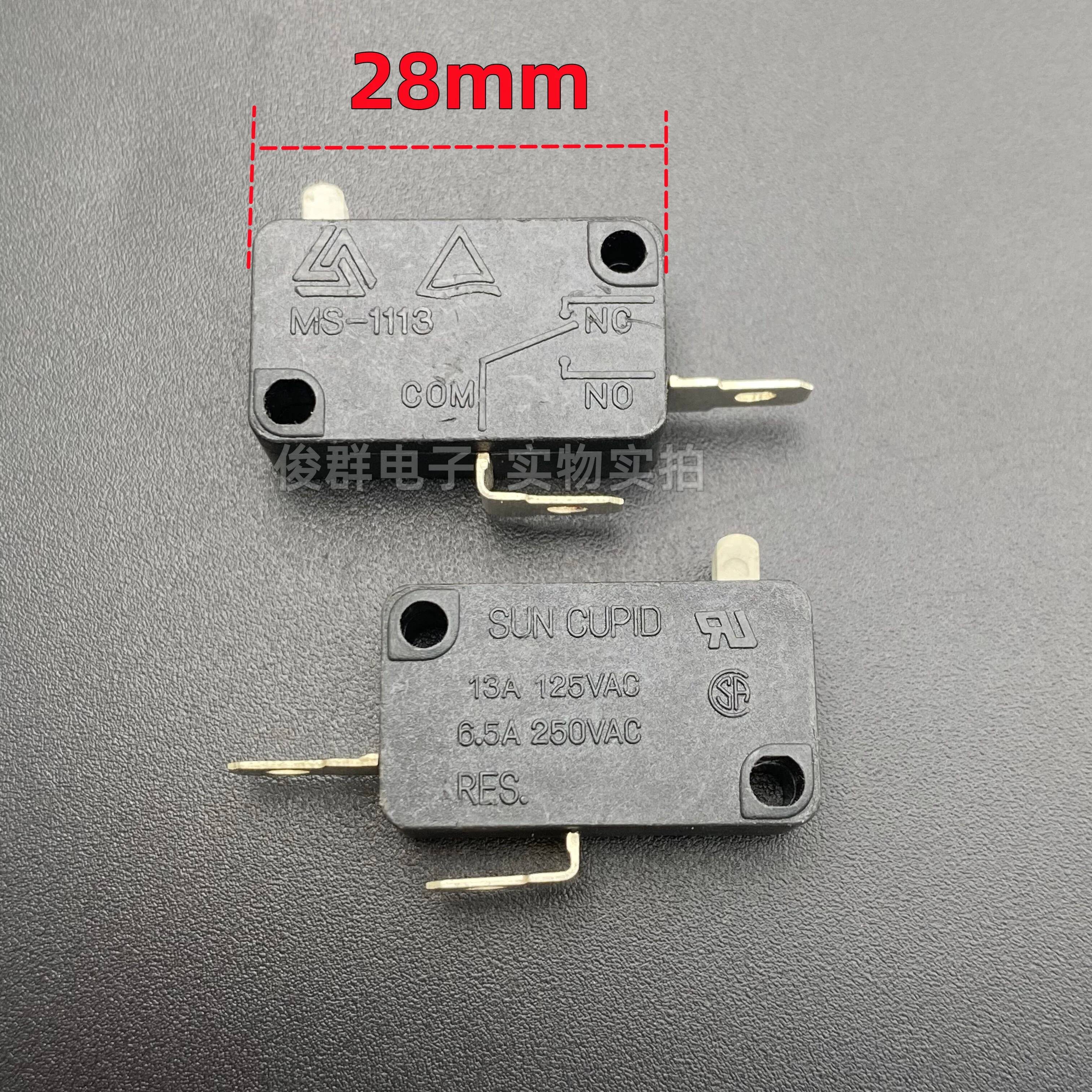 10pcs/imported MS-1113 micro switch 2-pin normally open 6.5A limit ...