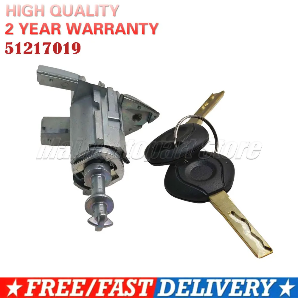 For-BMW-X5-E53-51217035421-Left-Driver-Door-Lock-Assembly-Key-Cylinder ...