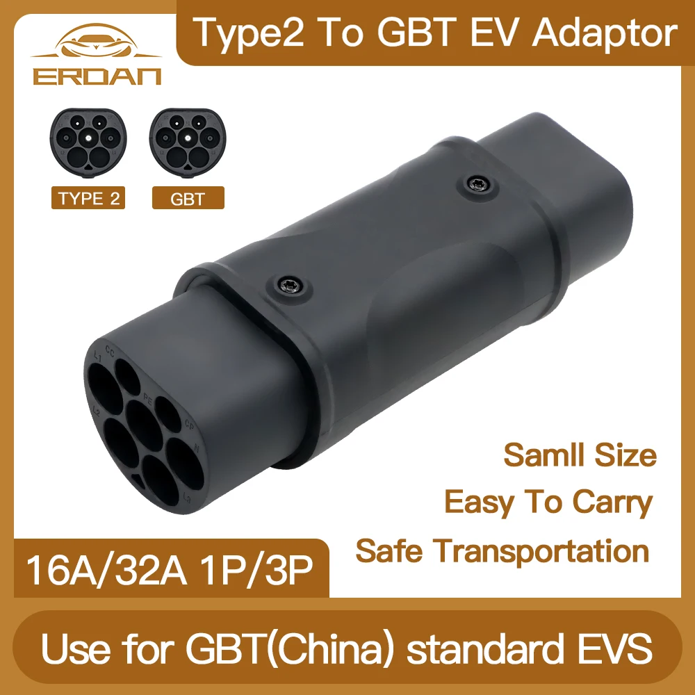 Ev Charger Adaptor Gbt To Type 2 Iec 62196-2 To Gbt Use For Gbt China ...