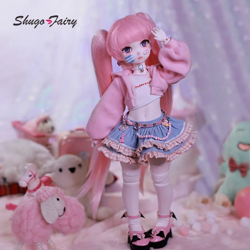 Fae BJD Doll 1/4 Romantic Anime Collection Pink Bunch Spicy ...