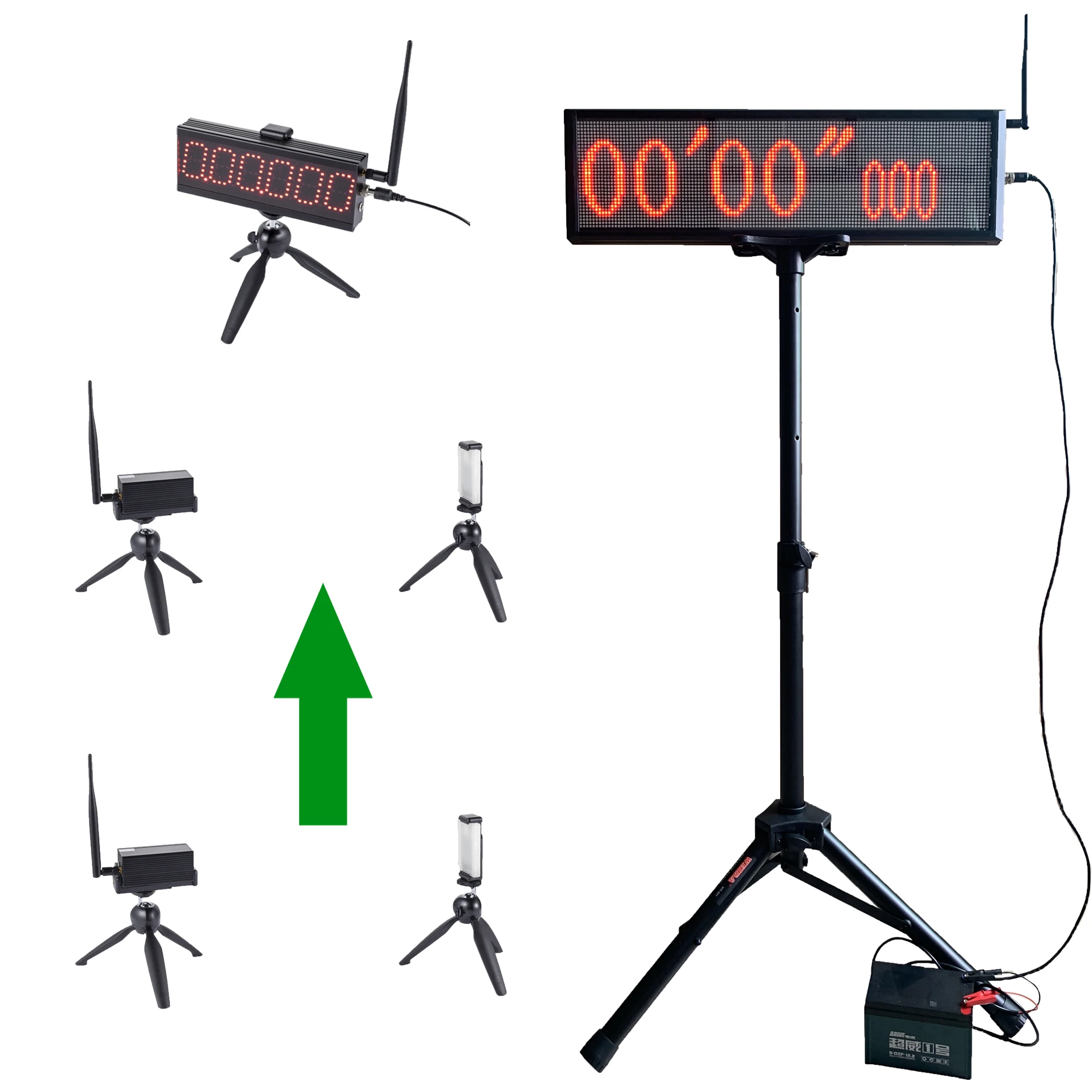 Speedtech-S001-Plus-Wireless-Laser-Timing-System-With-Large-LED-Display-Suitable-For-Racing ...