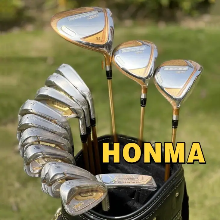 2023 HONMA S07 골프 클럽 풀 세트, 인클라우드 골프 드라이버, 우드, 아이언, 퍼터, 플렉스 그라파이트 샤프트| | - AliExpress