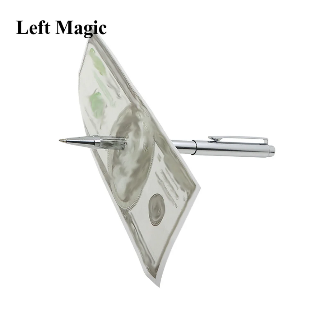 hot sale pen magic metal pen through dollar magic tricks 1pcs /lot for ...