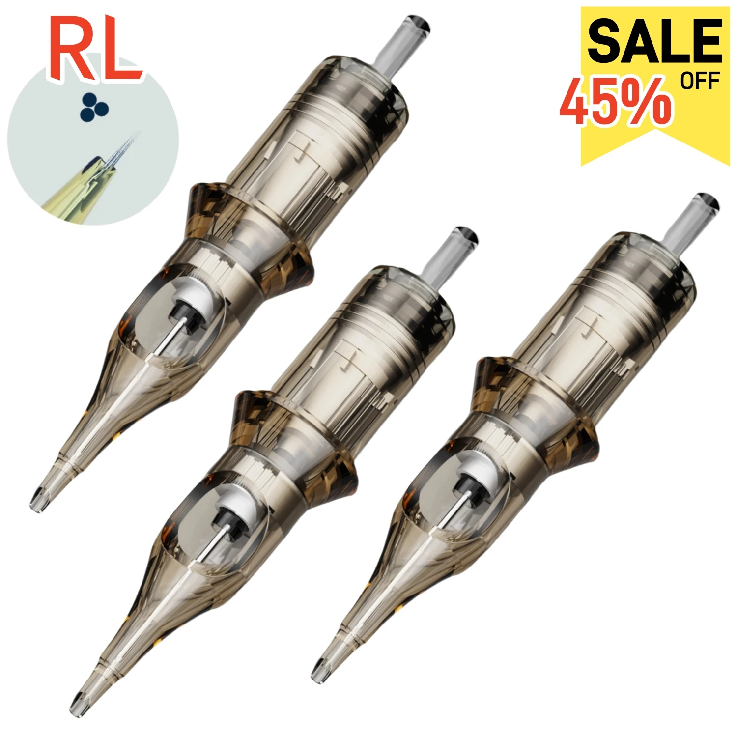 NEW-20PCS-BOX-ROKYO-Round-Liner-Tattoo-Cartridge-Needle-RL-For-PMU ...