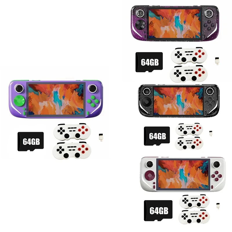 E6-Plus-Handheld-Game-Console-2Xcontroller-64G-15000Games-5-Inch ...