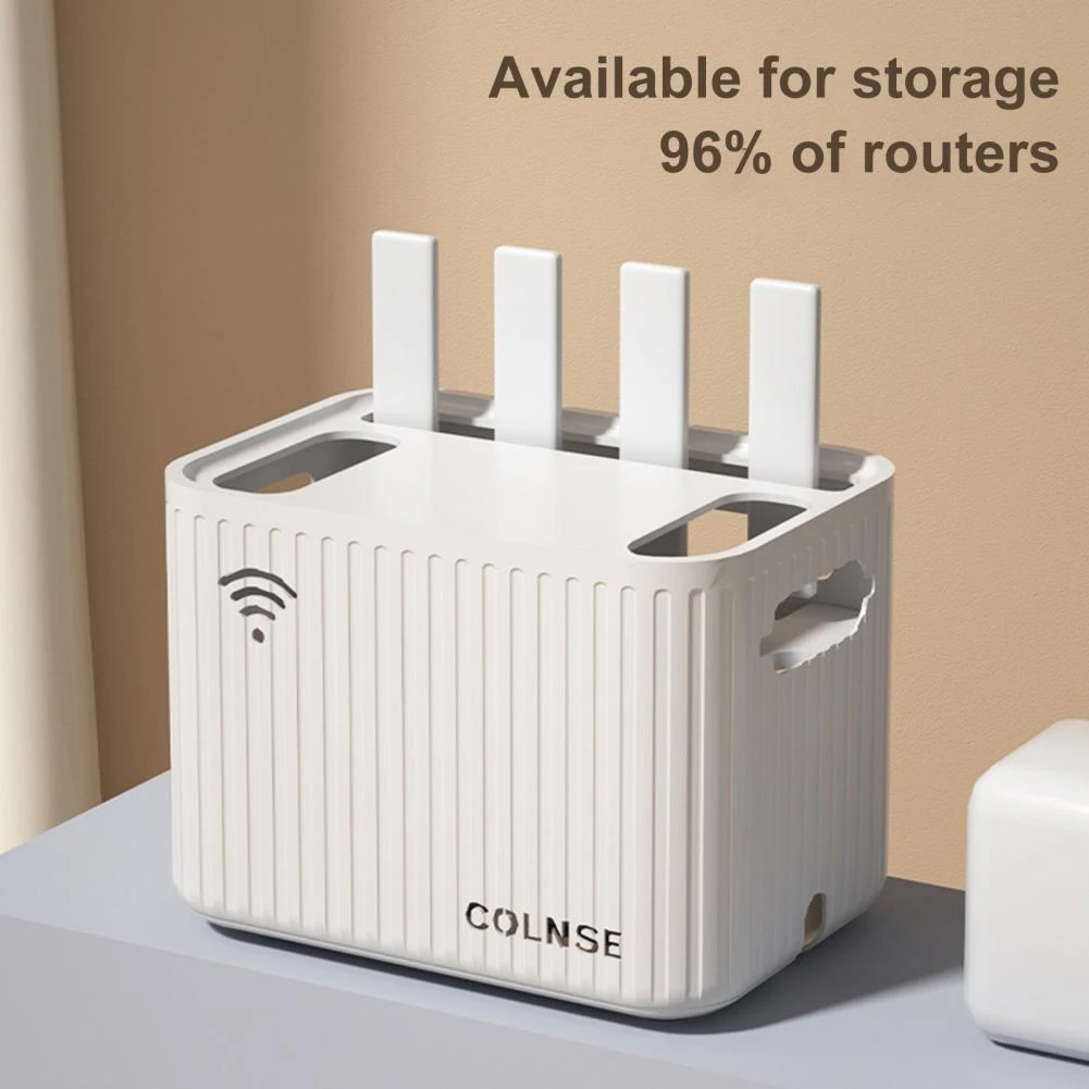 Router Storage Box Large Capacity Wifi Wire Network Cable Sorting Box ...