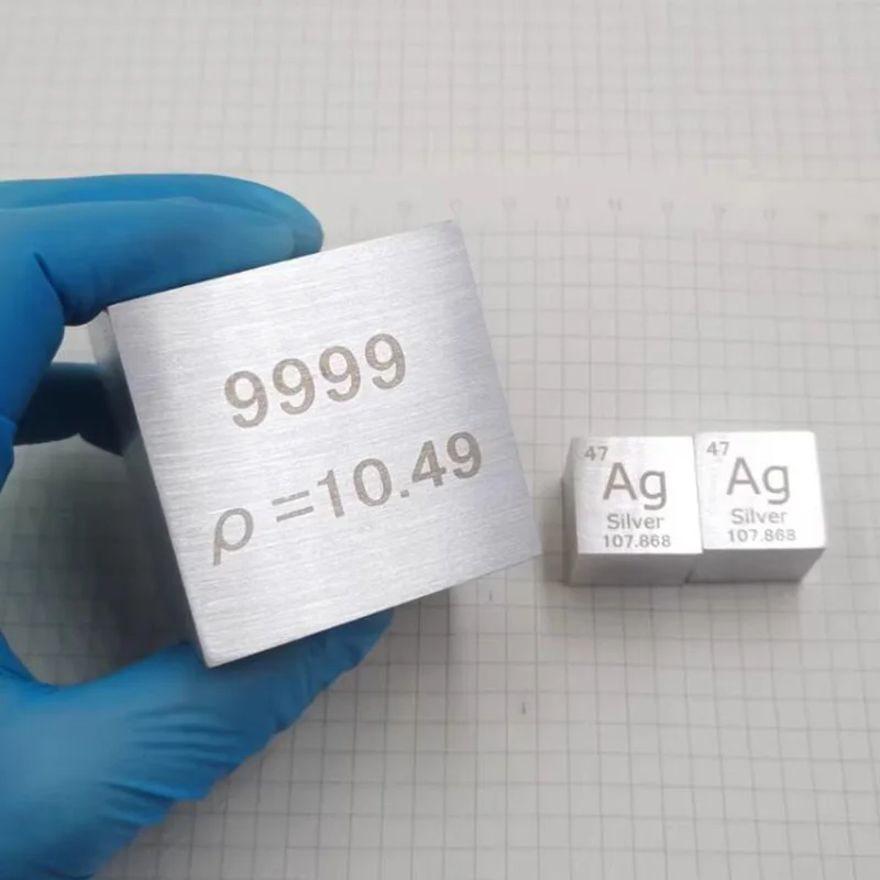 Silver-Cube-10mm-20mm-50mm-Periodic-Table-Collection-Metal-Element ...