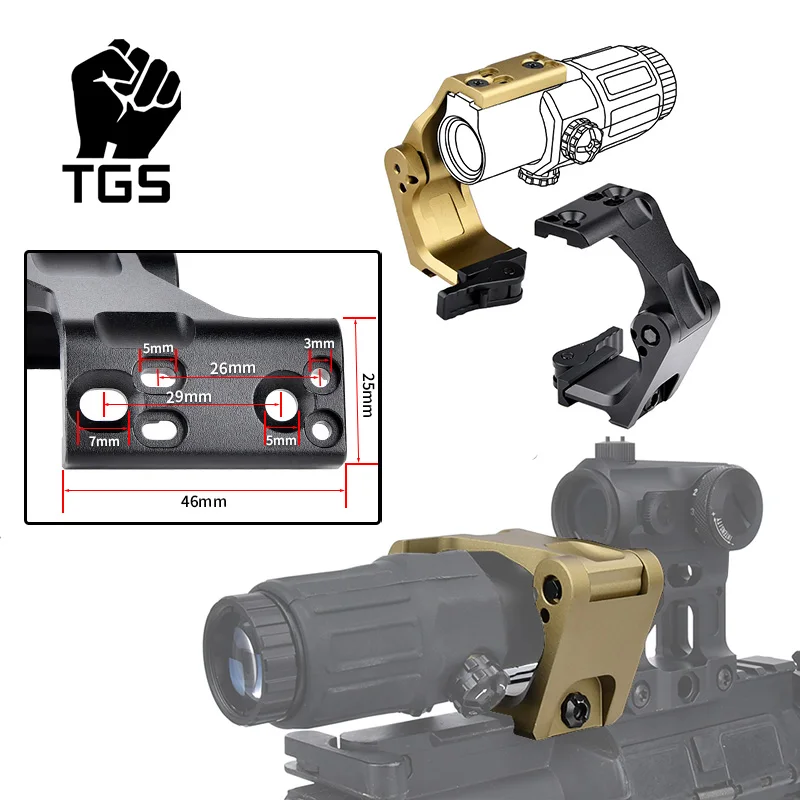 Tactical-Unity-FTC-OMNI-Magnifier-Mount-With-FAST-QD-Lever-2-26-Optical ...