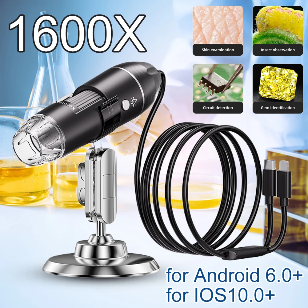 1600X-USB-Digital-Microscope-for-IOS-Android-Magnification-Handheld ...