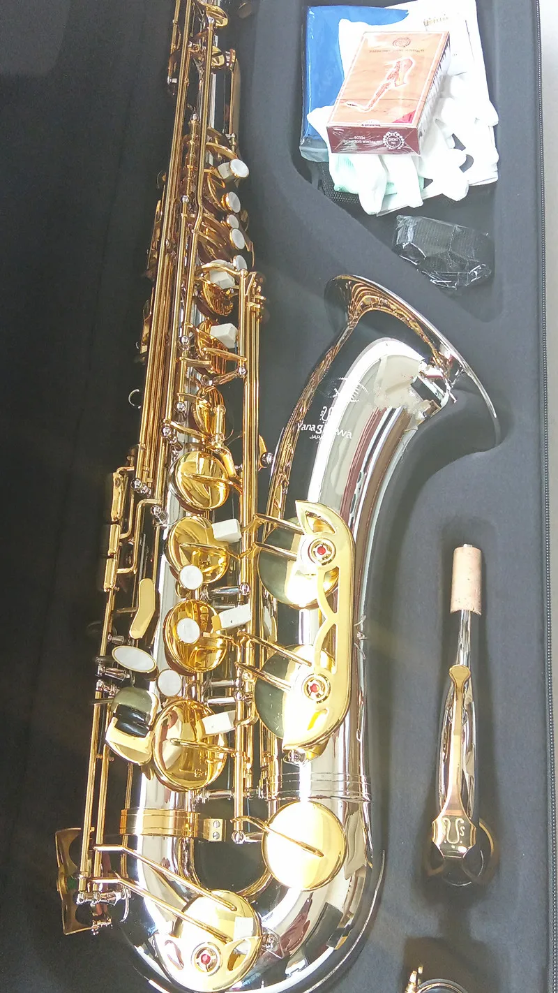 Saxof-n-tenor-profesional-Bb-instrumento-Musical-de-lat-n-n-quel-plata ...